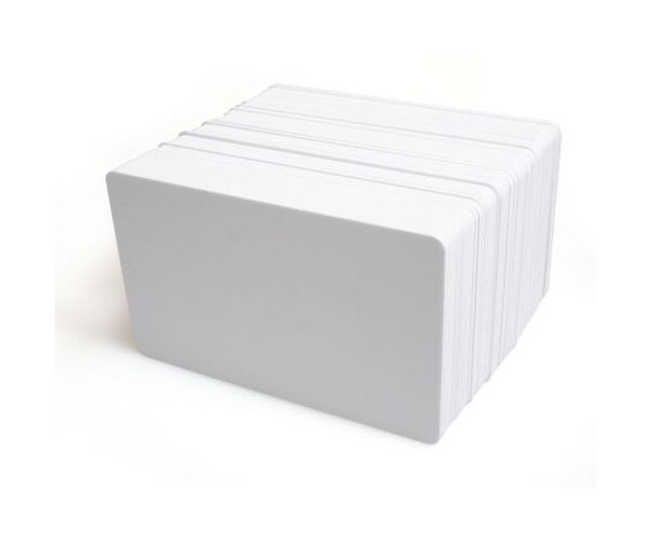 Premium Blank White Plastic ID Cards - Pack of 100 - ALG ID Cards